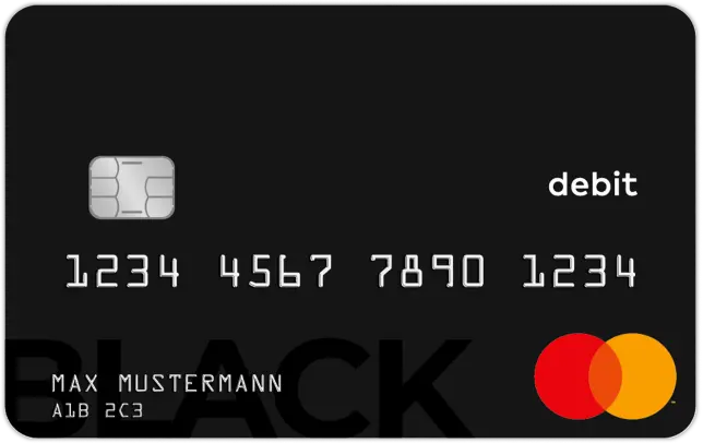 Black & White Prepaid Mastercard - OhneSchufa.info